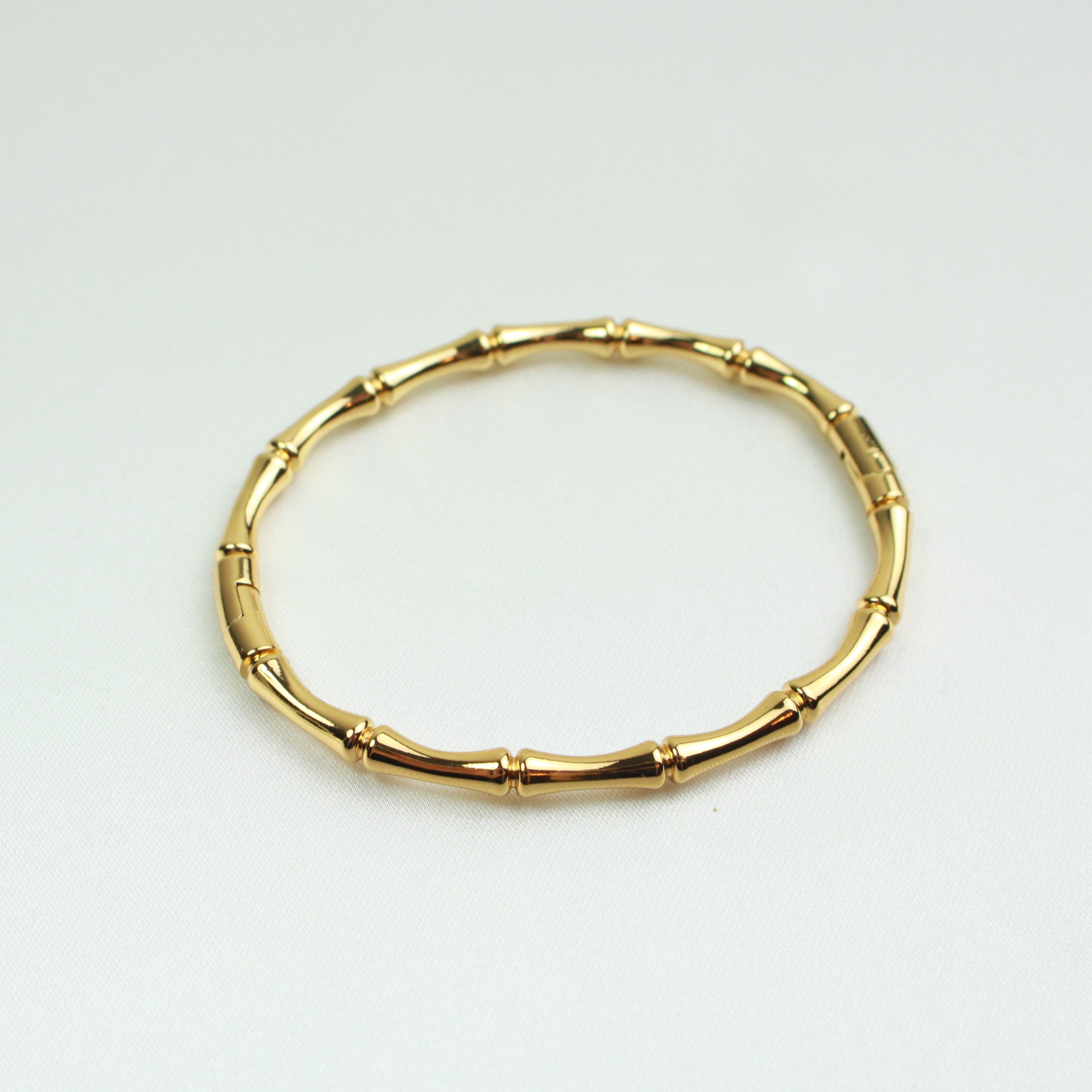 Gold Bambu Bangle - Stainless Steel – MyUnique